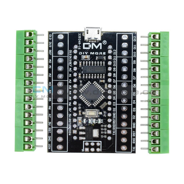 Micro USB Nano V3.0 CH340G ATmega328P Microcontroller Expansion Development Board – diymore