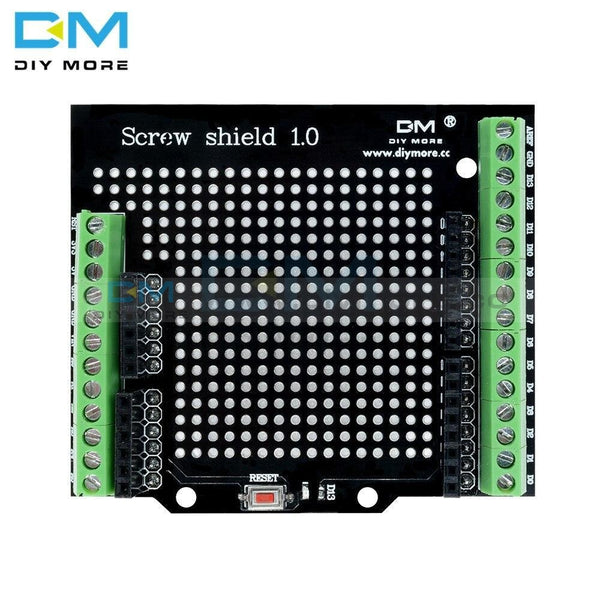 Proto Screw Shield for Arduino Open Source Reset Button D13 LED NEW Fo – diymore
