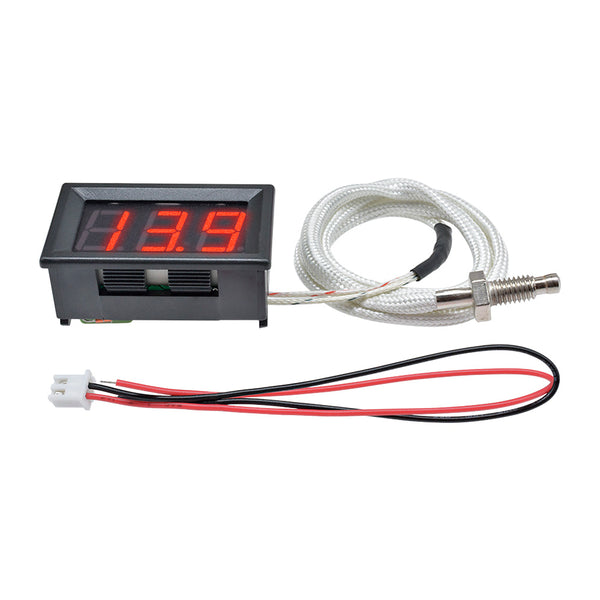 DC 12V K-type Thermocouple Temperature Meter Digital LED Thermometer X ...