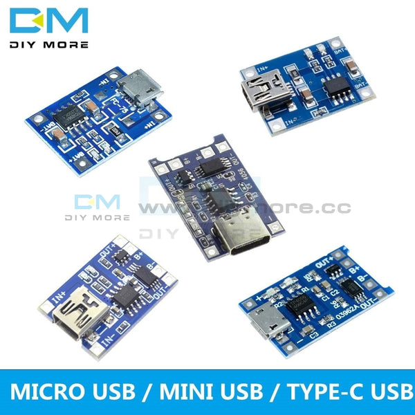 5PCS 5V Micro USB 1A 18650 Lithium Battery Charging Board Charger Modu ...