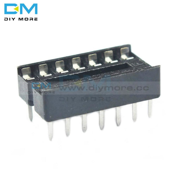 10PCS 14 Pin Integrated Circuit IC Sockets Adaptor Solder Type DIP14 N ...