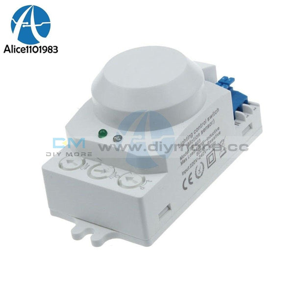 220V 5.8GHz Microwave Movement Motion Detector Sensor Switch For Light ...