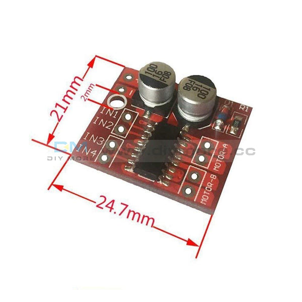 1.5A Mini Dual Channel DC Motor Driver Module L298N PWM Speed Control ...