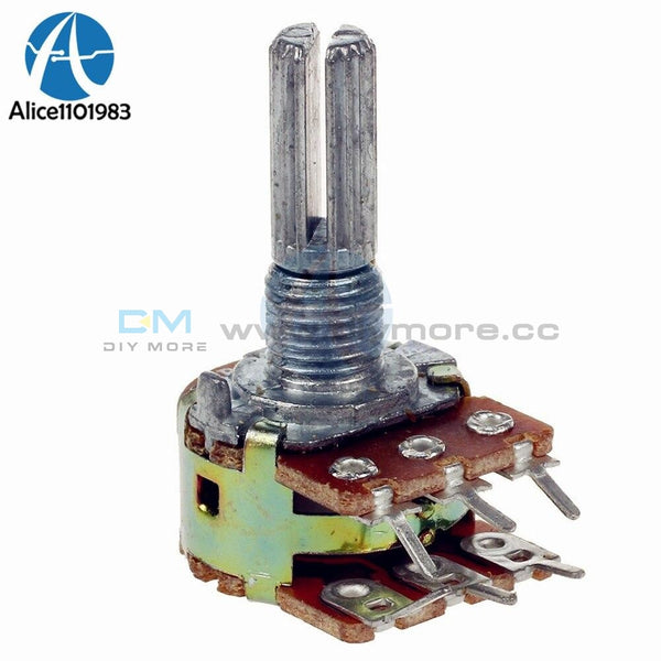 5PCS WH148 Potentiometer Ohm Linear Taper Rotary Shaft 15MM B1K~B500K ...