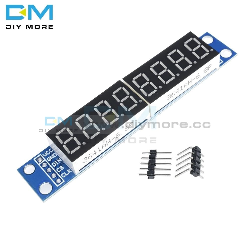 MAX7219 7 Segment LED Dot Matrix 8 Digit Digital Tube Display Control – diymore