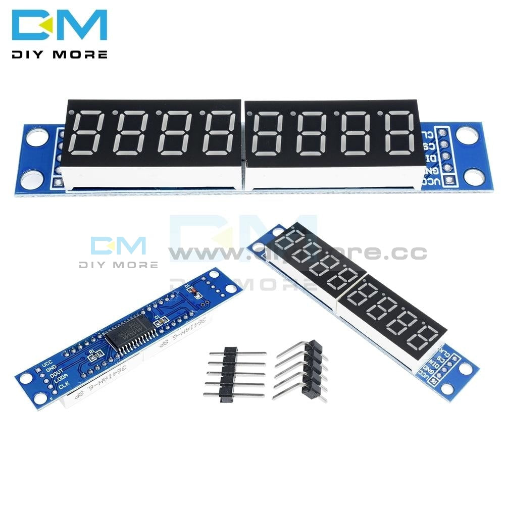 MAX7219 7 Segment LED Dot Matrix 8 Digit Digital Tube Display Control – diymore