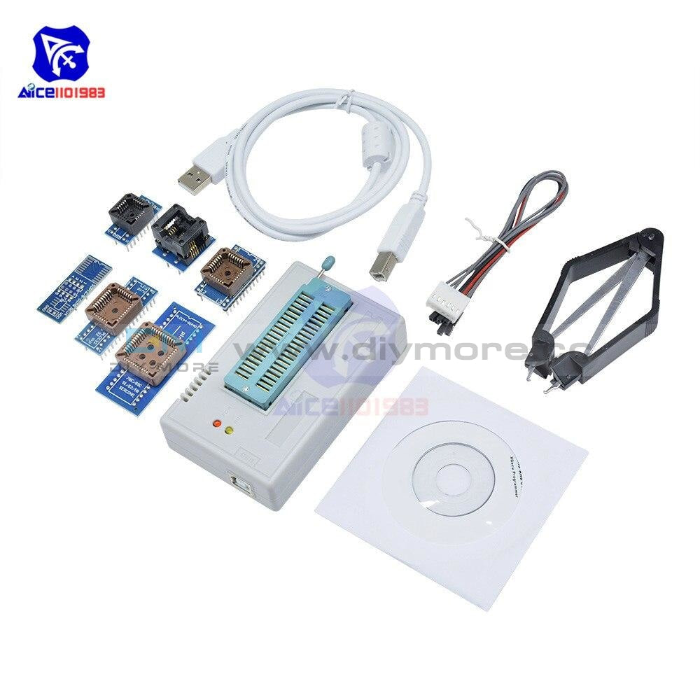 Tl866ii Plus Programmer Tl866 Usb Eprom Eeprom 7 Adapter Socket Extra