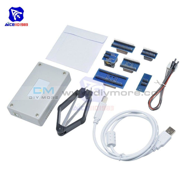 TL866II Plus Programmer TL866 USB EPROM EEPROM +7 Adapter Socket Extra ...