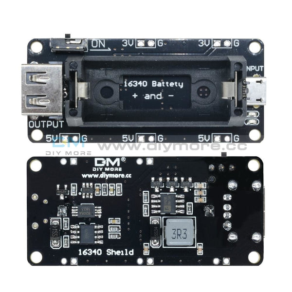 Micro USB 16340 lithium Battery Shield Mobile Power Holder Adapter For ...