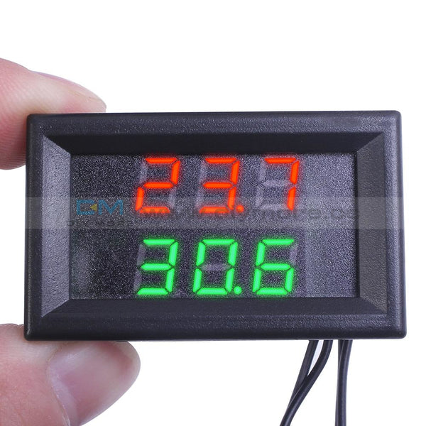 Red+Green Dual Display Digital Thermometer Temperature LED Meter +NTC ...